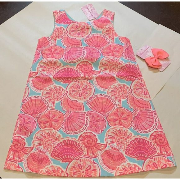Tommy Bahama Kids | Dresses | Tommy Bahama Kids Beach Print Sleeveless Shift Dress New Sz 6 Hair ...